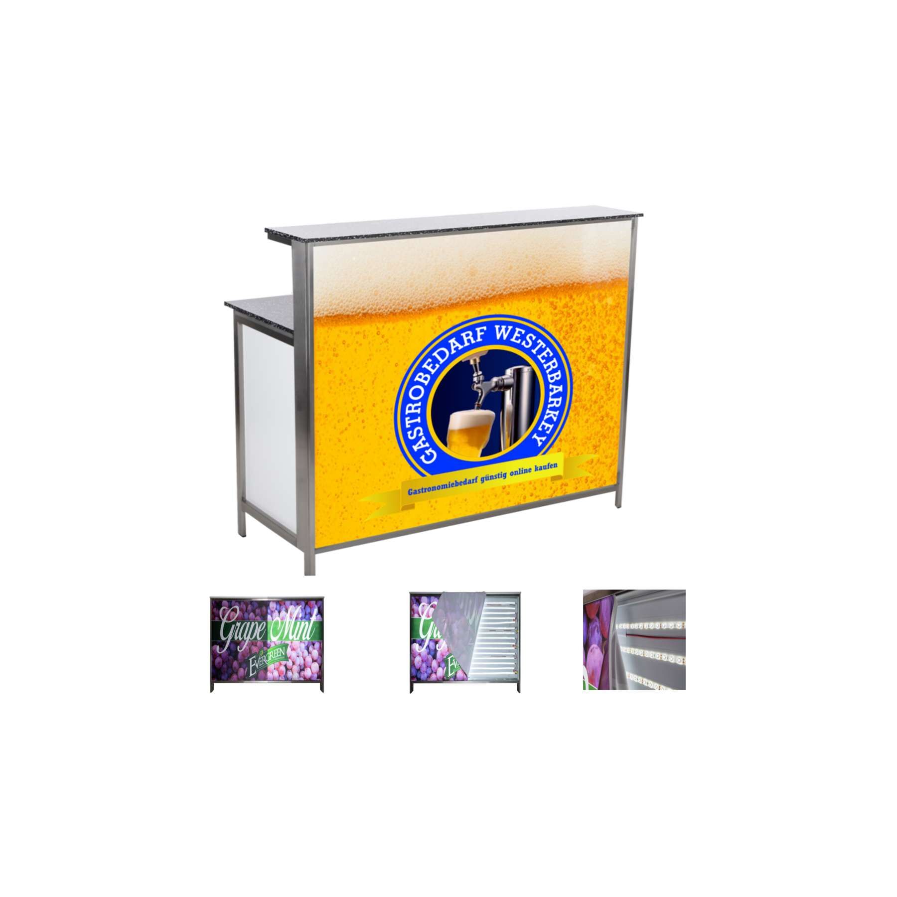 Backlite beer counter